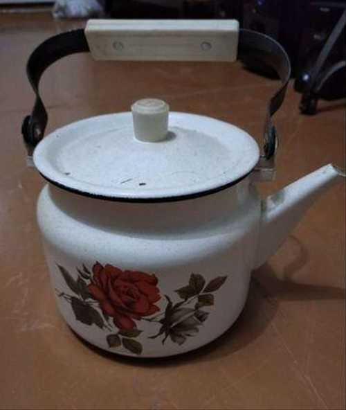Чайник эмалированный СССР