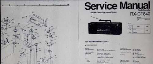 Инструкция Panasonic RX-CT840 | Festima.Ru – частные объявления