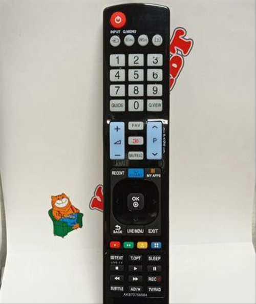 LG AKB73756565 пульт для телевизора 47LB650V смарт