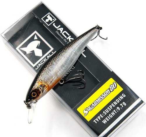 Hl silver black. Сквад Минноу 80. Jackall Squad Minnow. Jackall Squad. Приманки Noike отзывы.