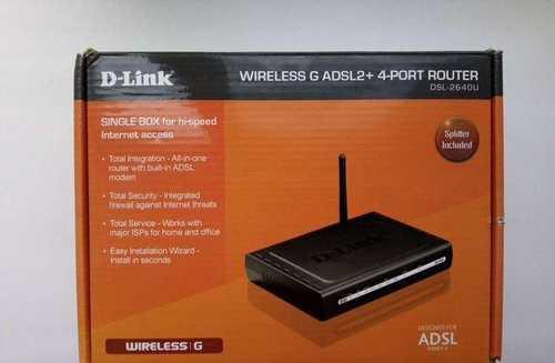 Роутер D-Link Wireless G adsl2