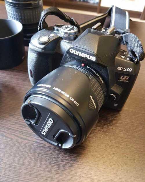 Зеркальный фотоаппарат Olympus e-510 с сумкой