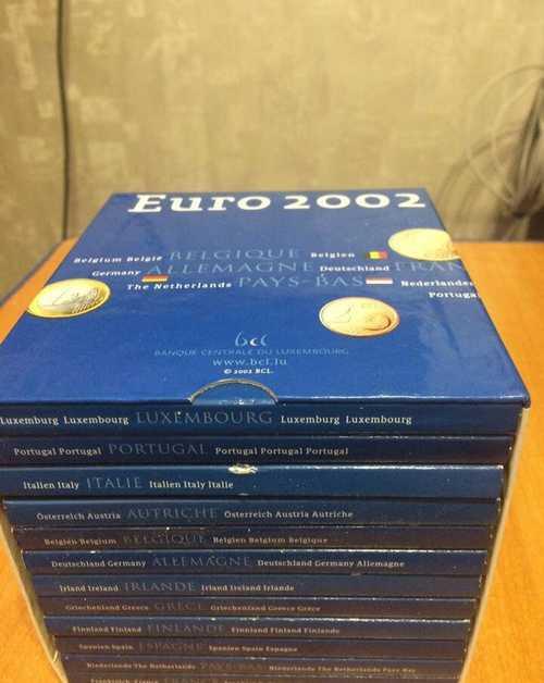 Набор монет евро 2002 12 стран
