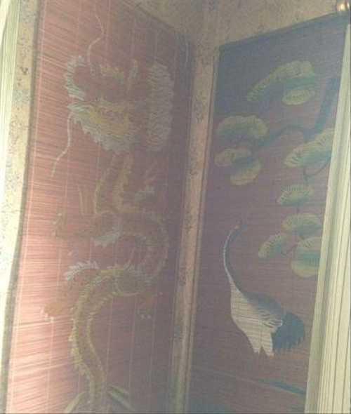 Панно из бамбука