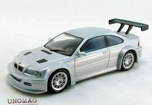 1:43 BMW M3 Gtr, Суперкары 71, серебристый