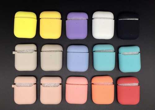Чехол Airpods 2 Pro Силикон Apple Color Компаньон