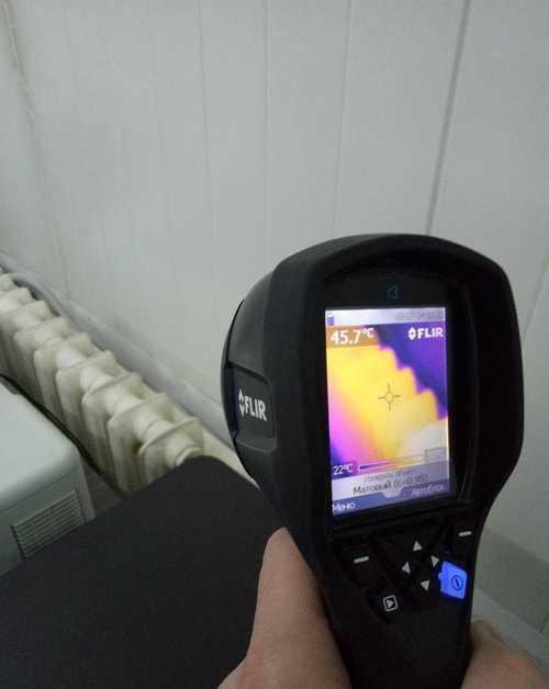 Тепловизор Flir i3 и Portaflow 220B расходомер