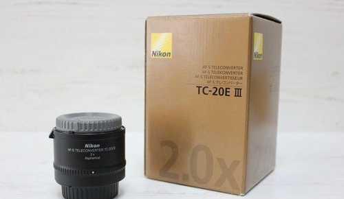 Nikon AF-S TC-20E III 2x teleconverter
