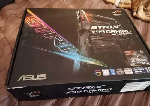 Материнская плата asus Strix x99