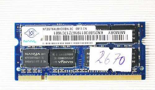 Оперативная память DDR2 2 GB 800 MHz nanya