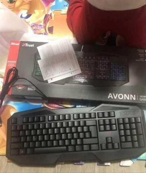 Игровая клавиатура trust avonn 830 rw