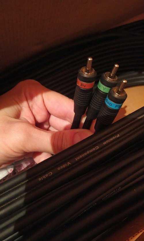 3rca-3rca video cable. Видео кабель 15 м