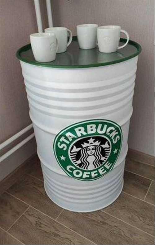 Интерьерная бочка Starbucks