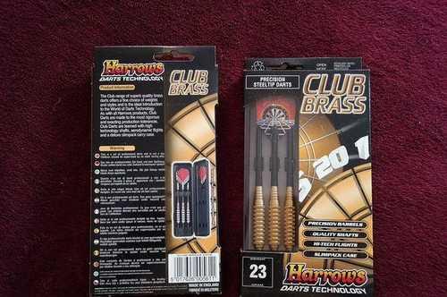 Дротики Harrows clab brass
