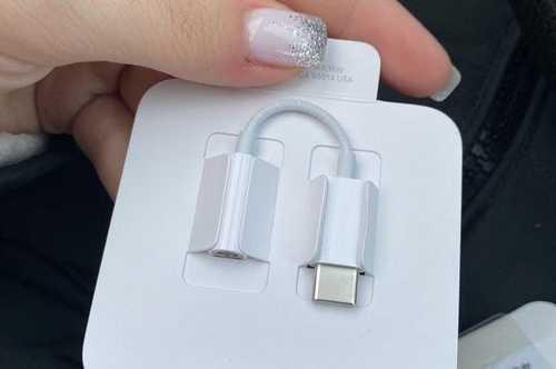 Адаптер Apple USB-C to Headphone Jack (3,5)