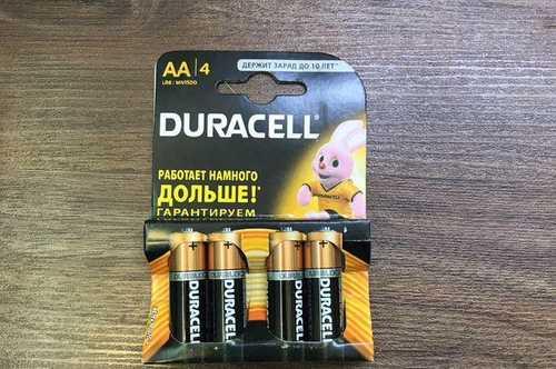 Батарейки duracell AA 4шт. Упаковка