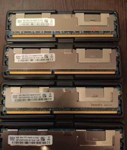 Комплект ddr3 16Gb (4x4GB) ECC REG 1333 Hunix