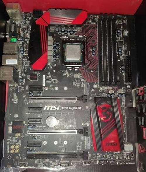 Msi z170a gaming m5 + i5-6600K