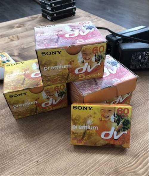 Чистые кассеты Sony dv