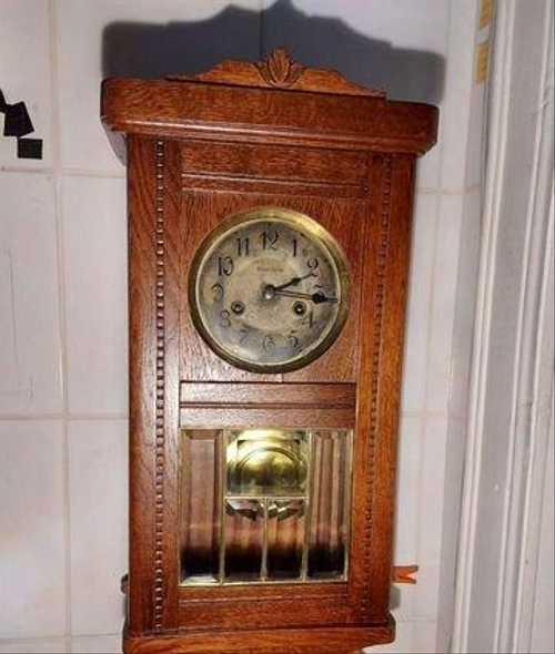 Часы настенные"gustav becker" 1905г