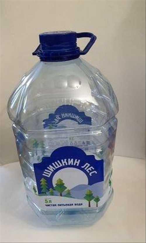 Пластиковые бутылки Шишкин лес 5л