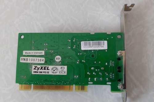 Модем, zyxel, omni 5ка6K PCI EE, внутренний