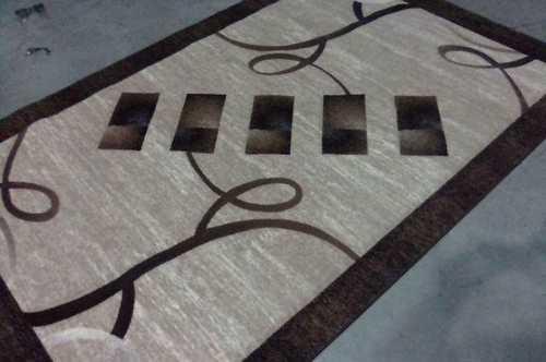 Ковер рельефный р-р: 1.50х3.0 (№28801) новый