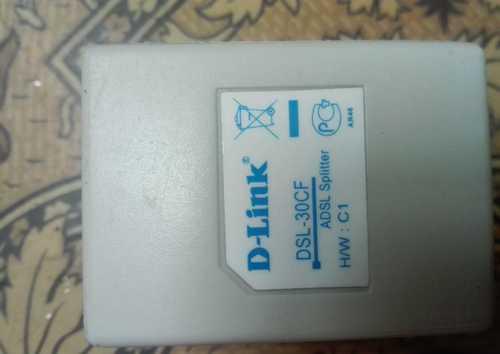 Adsl-Сплиттер D-Link DSL-30CF/RS