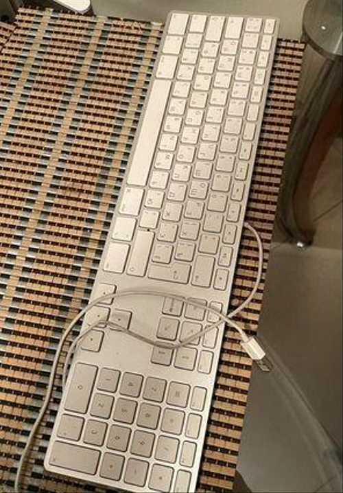 Клавиатура usb проводная на apple iMac