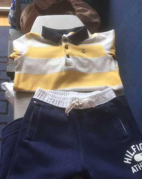 Поло Petit Bateau и брючки Tommy Hilfiger оригинал