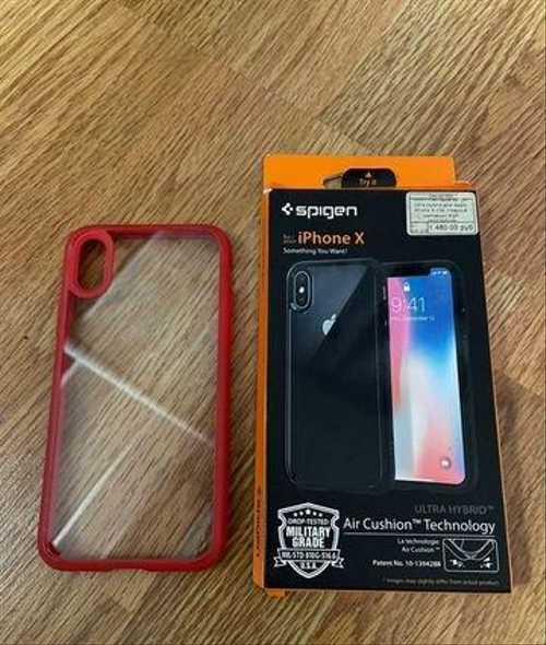 Чехол spigen ultra hybrid на iPhone x/xs