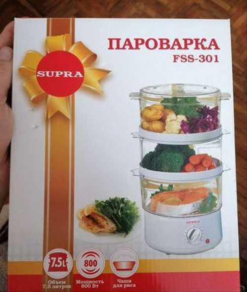 Пароварка supra fss-301