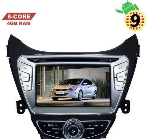 Штатная магнитола Hyundai Elantra 2010-2013 г
