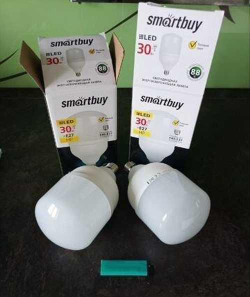 Светодиодная (LED) Лампа Smartbuy-HP-30W/4000/E27