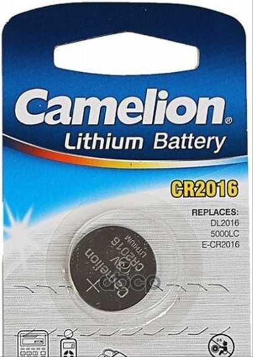 Батарейка Литиевая Дисковая Специальная 3в 1шт Camelion Lithium Cr2016-Bp1 Camelion арт. CR2016-BP1