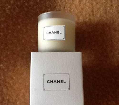 Коллекционная белая свеча Chanel