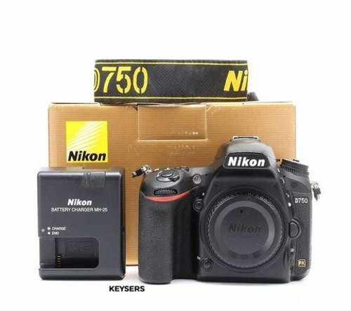 Зеркальный фотоаппарат Nikon d750 body как новый