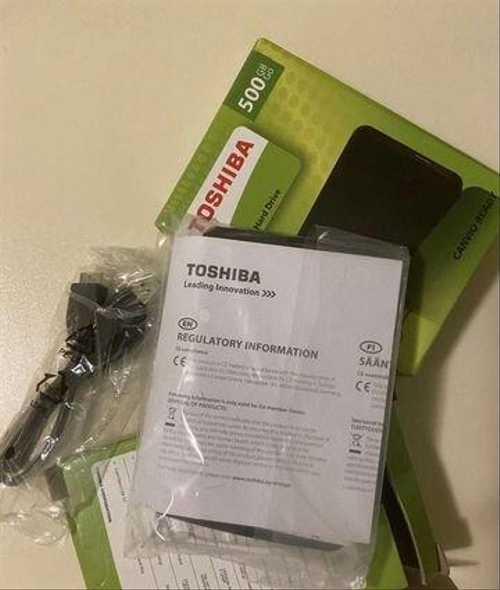 Внешний жёсткий диск Toshiba 500 gb Canvio ready H