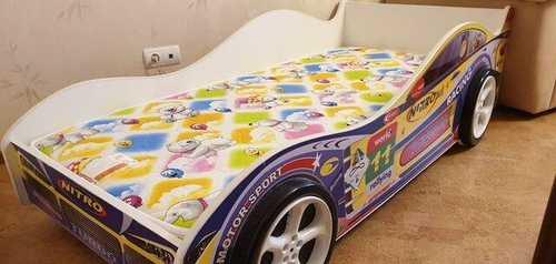Детская кровать машина бу