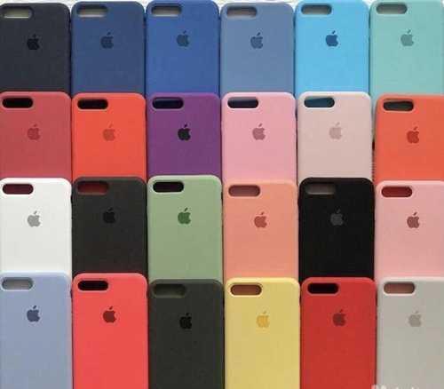 Чехлы silicon case на iPhone X/Xr/8+/7+/7/8