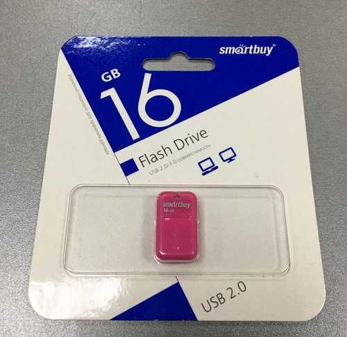 Флешка 16Gb USB 2.0 smart BUY mini