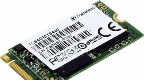 Transcend ts64gmts400 64gb SSD M.2 (цена за два)