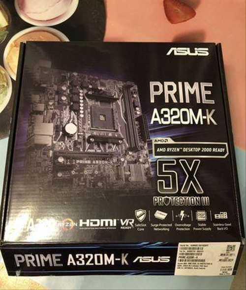 Плата asus prime a320m k. ASUS Prime a320m-k. ASUS Prime a 320 сборка. ASUS Prime a320m-r just Shield.