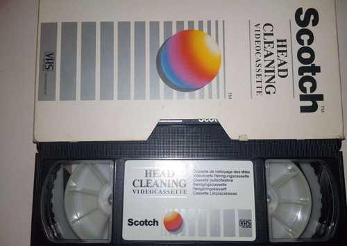 Видеокассета чистящая Scotch HC VHS