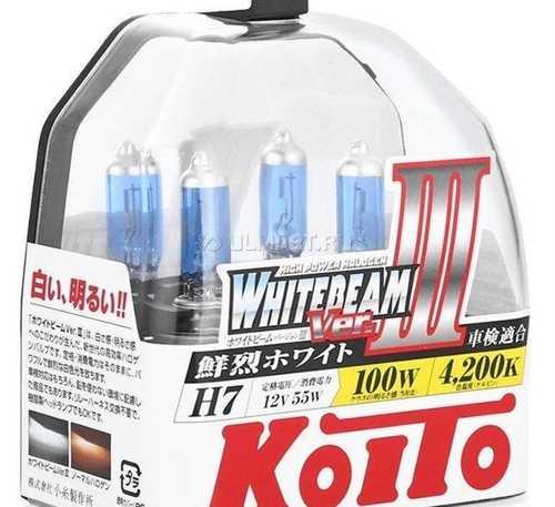Автолампа Koito H7 whitebeam III P0755W 2шт