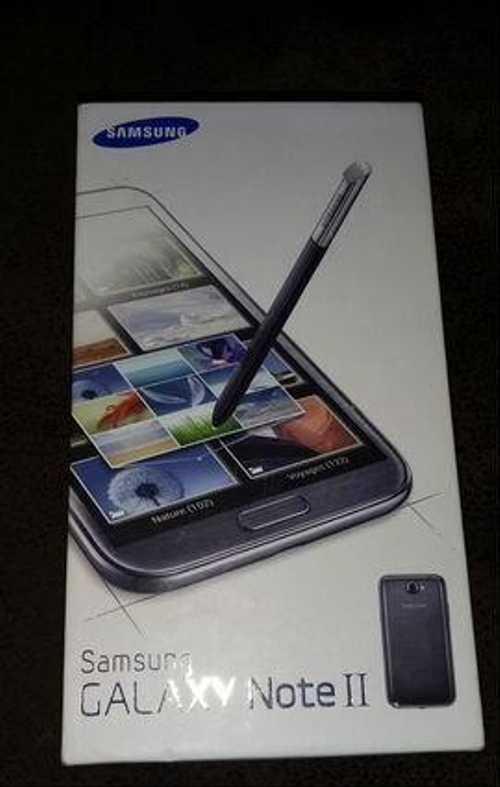 Коробка-оригинального Samsung Galaxy Note ll-III