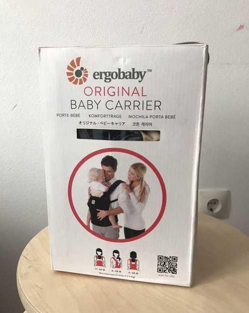 Рюкзак-кенгуру Ergobaby Original Black/Camel