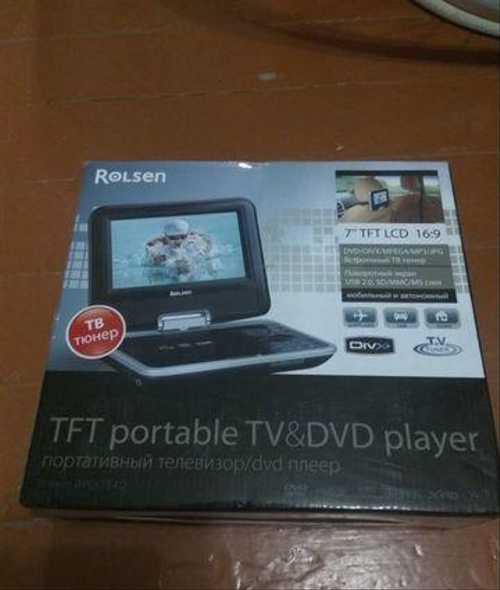 Портативный тв/dvd плеер Rolsen RPD-7T4D