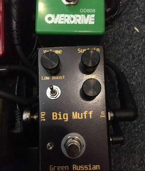 Гитарная педаль green russian big muff