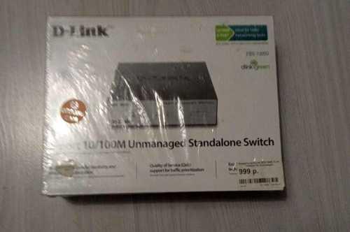 D-link 5-port 10/100m Unmanaged Standalone Switch